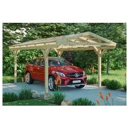 Skan Holz Carport Westerwald 362 x 648 cm, natur