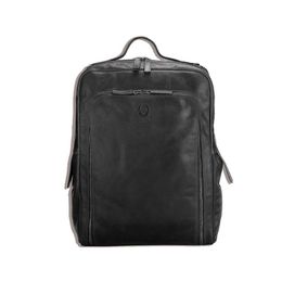 Corno d´Oro Freizeitrucksack Handgefertigter Rucksack Echt Leder Damen Herren Groß mit Laptopfach