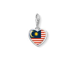 Thomas Sabo Charm Herz Herz Flagge Malaysia