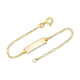 UNIQUE Goldarmband 333er Goldarmband: ID-Armband Gold BIN5001 (Länge: 14cm)