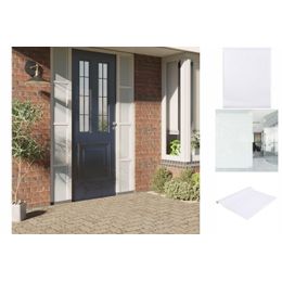 vidaXL Wandpaneel Fensterfolie Matt Weiß 60x1000 cm PVC