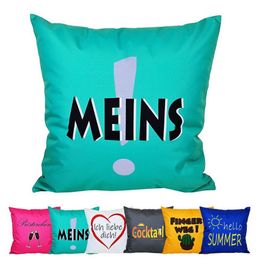 JACK Dekokissen 50x50cm Motiv Outdoor Lounge Kissen inkl. XXL Füllung Sitzkissen