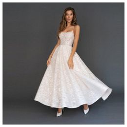 RUZU UG Abendkleid Kleid neues Damen ärmelloses Strapskleid schmal rückenfrei