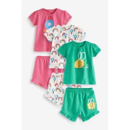 next T-Shirt & Shorts Baby-T-Shirt und Shorts im 6-teiligen Set (6-tlg)