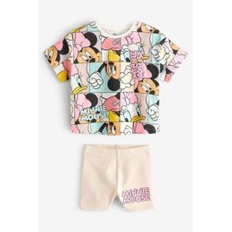 next T-Shirt & Shorts Disney Mickey & Minnie T-Shirt und Radlershorts (2-tlg)
