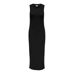 Jacqueline de Yong Shirtkleid Locker Langes Maxikleid Stretch Bodycon Dress Ohne Ärmel (lang) 5386 in Schwarz-2