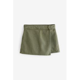 next Hosenrock Asymmetrisch geschnittener Denim-Wickel-Skort (1-tlg)