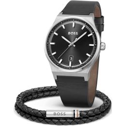 Quarzuhr BOSS "1570158" Armbanduhren schwarz Herren Quarzuhren