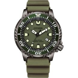 Taucheruhr Citizen "Promaster Diver, BN0157-11X" Armbanduhren grün Taucheruhren