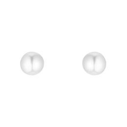 Paar Ohrstecker Amor "Perle, 2015252" Ohrringe Gr. Gelbgold 585-Perlen, weiß (gelbgoldfarben, weiß) Damen Ohrstecker