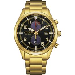 Chronograph Citizen "CA7022-87E" Armbanduhren goldfarben Herren Solaruhren