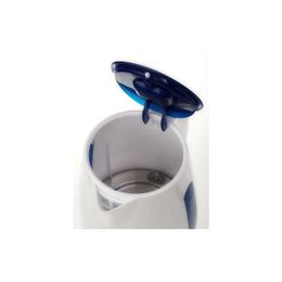 Ad 1234 Elektrischer Wasserkocher 7 Tassen, 1,7 Liter, 2200 w, BPA-frei, 2200 w, 1,7 Liter, Kunststoff, Blau, Farbe white - ADLER