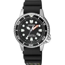 Taucheruhr Citizen "Promaster Marine Eco-Drive Diver 200m, EP6050-17E" Armbanduhren schwarz Taucheruhren