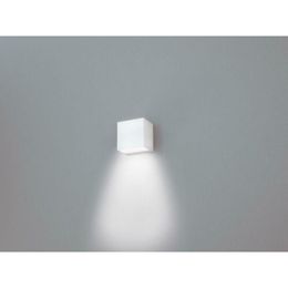 Nobile Illuminazione - 9w warmes licht 3000k weiß ba10/1a/3k/w aluminium einweg-led-wandleuchte
