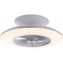 Leuchtendirekt - led Decken Ventilator Fernbedienung Leuchte dimmbar Tageslicht Lampe Lüfter Timer Leuchten Direkt 14445-55