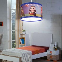 etc-shop - Pendelleuchte Kinderzimmer Hängelampe Tiere Kinderlampe, Kunststoff bunt, 1x E27, DxH 28x120 cm