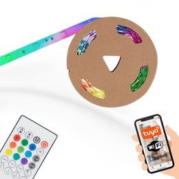 Leuchten magic smart - led Bänder - 2313150 - rgbic Digitale Farben - Musiksensor - App-Steuerung - Inkl. Fernbedienung - 500 x 1 cm - Briloner