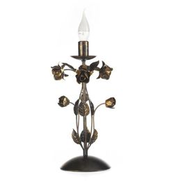Onli Lighting - Onli carolina Carolina Large Candle Flower Design Tischlampe, Bronze