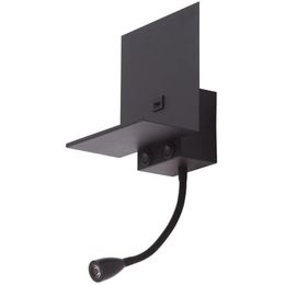 LINDBY - Thorid LED-Wandleuchte, Flexarm - Schwarz