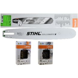 STIHL - 30030006811 Führungsschiene 37cm mit 1 Rapid Duro 3 - 36670000062 und 1 Vollmeißel...