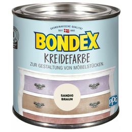 BONDEX - Kreidefarbe Sandig Braun 0,5 l - 386524