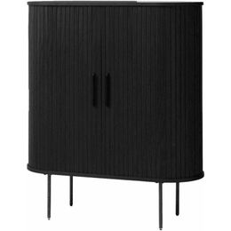 Gativel Highboard Schwarz - Selsey