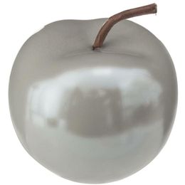 Atmosphera Deko-Apfel Celine aus Keramik D8 -5cm - Grau - Grau