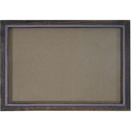 Neuwertig] Bilderrahmen HHG 374, Fotorahmen Holzrahmen, 26x36cm Shabby-Look Landhaus braun - brown