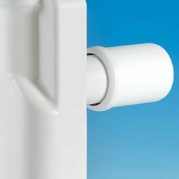 SO-TECH® Sotech Siphon-Ausgang Adapter von 40 auf 50 mm, weiß, HT-Rohr-Adapter