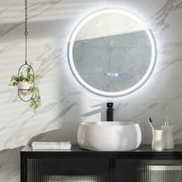 LEDKIA - Badezimmerspiegel mit LED-Licht Ø60 cm Stiniva Wählbar (Warmes-Neutrales-Kaltes) 120º30 mm