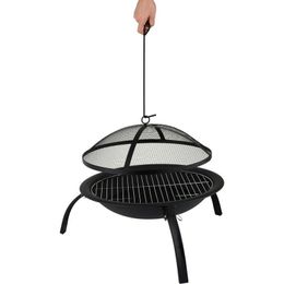 TRIZERATOP - Feuerschale 56cm Feuerkorb, Feuerstelle, Grill