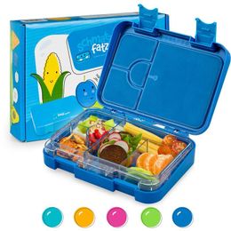 Klarstein - schmatzfatz junior Lunchbox 6 Fächer 21,3 x 15 x 4,5 cm (BxHxT) - Blau