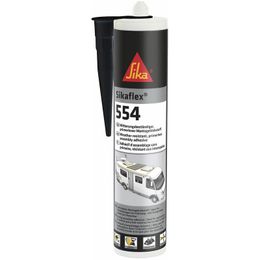 Sika - flex 554 Caravan schwarz 300ml STP-Klebstoff