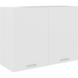 Wandschrank,Hängeschrank,Wohnzimmerschrank Küchenschrank Weiß 80x31x60 cm Holzwerkstoff -BNC32675 - Weiß