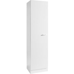 Lomadox Küchen-Seitenschrank SALERNO-03 Weiß Breite 50 cm - weiß
