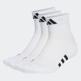 Adidas Performance Cushioned Mid-Cut Socken, 3 Paar