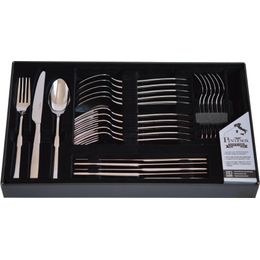 Pinti Inox Besteck-Set PINTINOX "Leopard" Essbesteck-Sets Gr. 24 tlg., silberfarben (edelstahlfarben) Besteckgarnituren