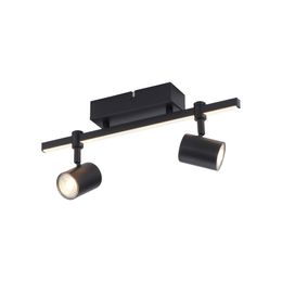 Wandleuchte Paul Neuhaus "BARIK" Lampen schwarz Deckenstrahler LED Deckenspots LED, separat steuerbar (Schalter)