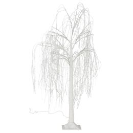 LED Baum Andas "Trauerweide, Weihnachtsdeko aussen" Lampen Gr. 252 flammig, Höhe: 150 cm, weiß (weiß, natur) Dekofiguren