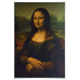 Poster Wall-Art "Mona Lisa" Bilder Gr. B/H/T: 90 cm x 140 cm x 0,1 cm, Menschen, 1 St., bunt Poster
