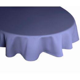Tischdecke Adam "Uni Collection" Tischdecken Gr. B/L: 145 cm x 220 cm, oval, blau (royalblau) Tischdecken