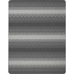Wohndecke Biederlack "Recover Deep" Wohndecken Gr. B/L: 150 cm x 200 cm, grau (grey) Baumwolldecken