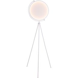 Näve Stehlampe NÄVE "Munega" Lampen Gr. 1 flammig, Ø 41 cm Höhe: 156 cm, weiß Standleuchten