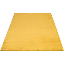 Hochflor-Teppich Carpet City "TOPIA 400" Teppiche Gr. B/L: 200 cm x 290 cm, 21 mm, 1 St., gelb Esszimmerteppiche