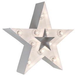 LED Dekolicht MARQUEE LIGHTS "Star" Lampen Gr. 10 flammig, Höhe: 38 cm, weiß Dekofiguren