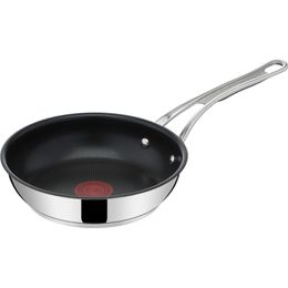Bratpfanne Tefal "Jamie Oliver Cook's Classic" Pfannen Gr. Ø 20 cm + Höhe 10 cm, schwarz (edelstahlfarben, schwarz) Bratpfannen