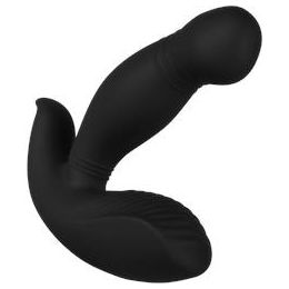 Globo Prostata-Vibrator aus Silikon, 12 cm, schwarz