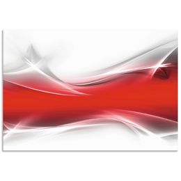 Küchenrückwand Artland "Kreatives Element" Spritzschutzwände Gr. B/H: 80 cm x 55 cm, rot Küchendekoration