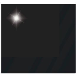 Küchenrückwand Artland "Uni schwarz glänzend" Spritzschutzwände Gr. B/H: 70 cm x 65 cm, schwarz Küchendekoration