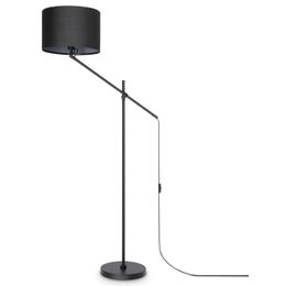Stehlampe Paco Home "TOM" Lampen Gr. 1 flammig, Ø 38 cm Höhe: 162,2 cm, schwarz Bogenlampe Bogenlampen